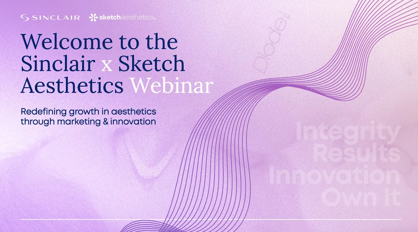 Watch our webinar: Sinclair x Sketch Aesthetics Webinar - Sinclair ...